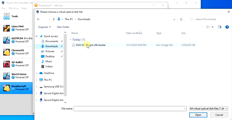 How to Install Raspberry Pi OS on VirtualBox - SysDrive