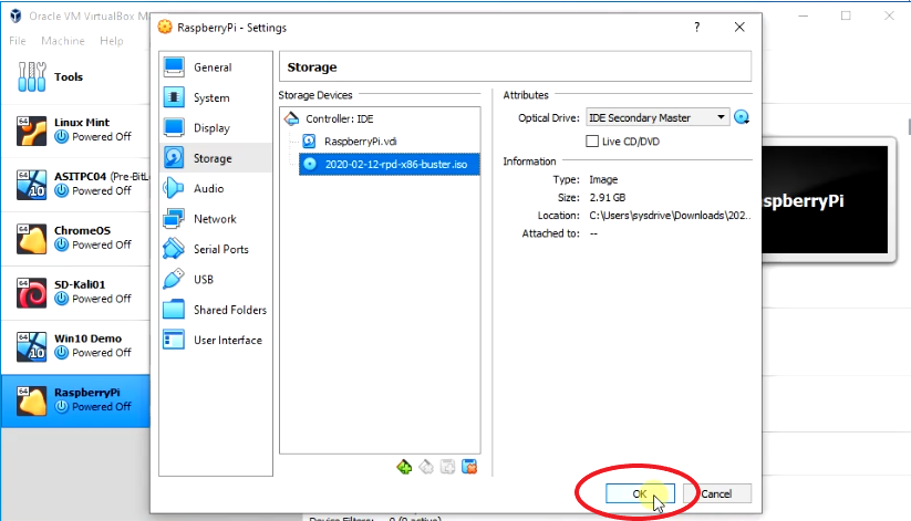 How to Install Raspberry Pi OS on VirtualBox - SysDrive